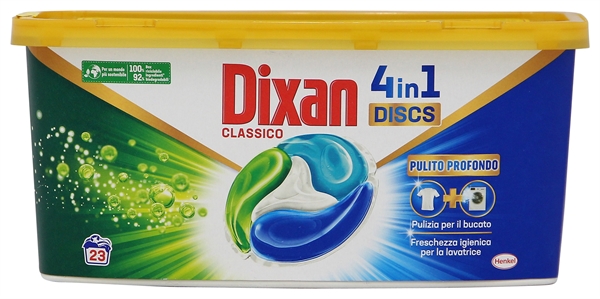 Detersivo DIXAN CLASSICO 4IN1 DISCS, test e recensione | Altroconsumo