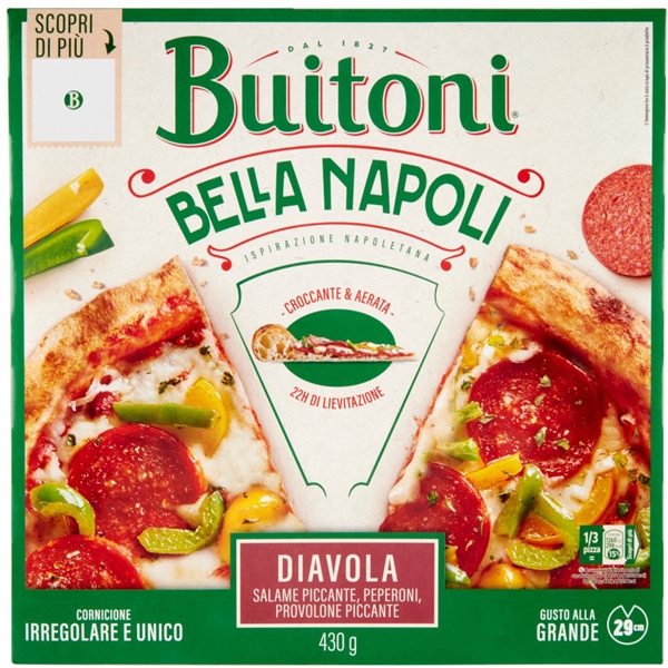 Test e Recensione BUITONI BELLA NAPOLI DIAVOLA. SALAME PICCANTE ...