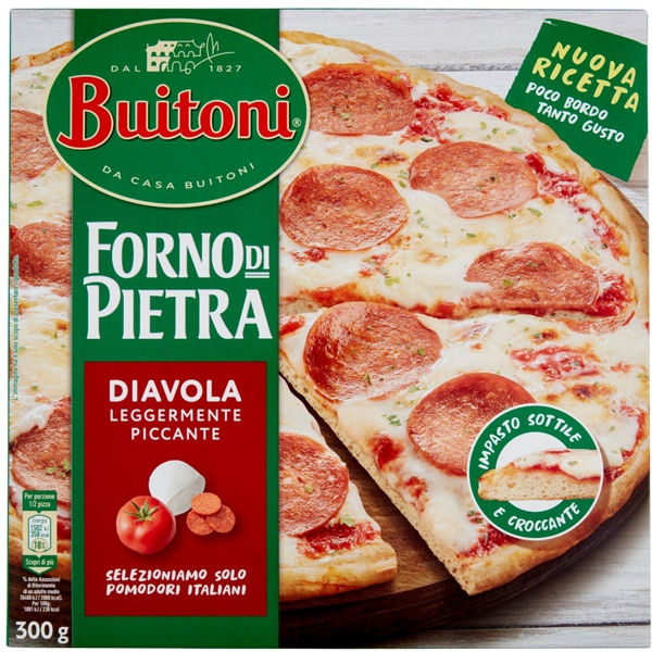 Test e Recensione BUITONI FORNO DI PIETRA PIZZA DIAVOLA (1 PIZZA ...