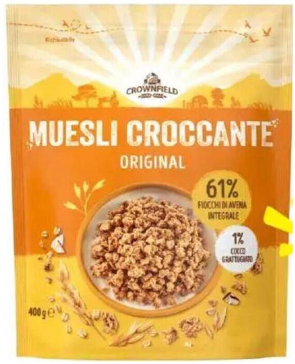 Test e Recensione CROWNFIELD (LIDL) MUESLI CROCCANTE ORIGINAL ...